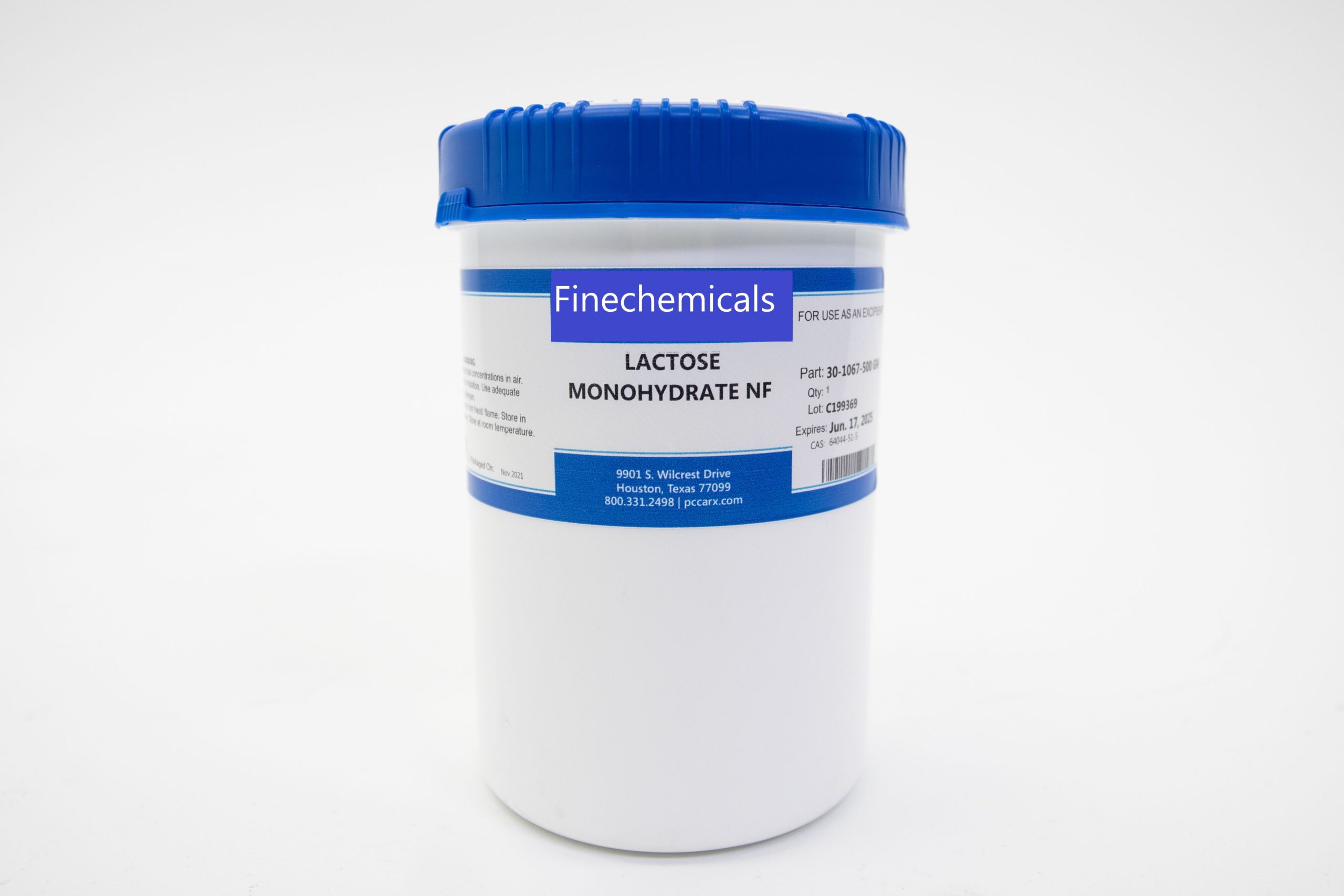Lactose, Monohydrate, Powder, NF - Fine Chemicals Group